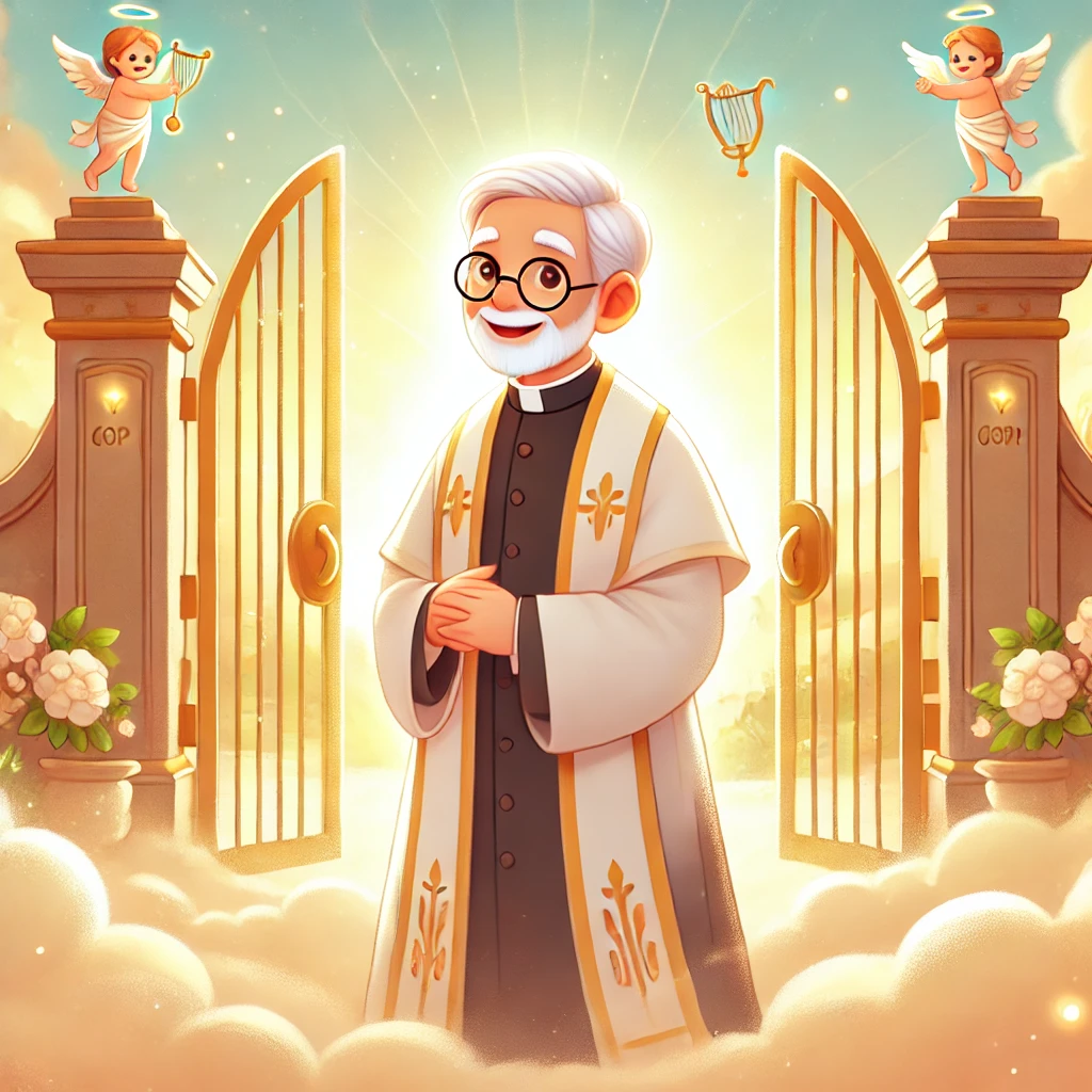 Daily Joke: An Elderly Priest Dies And Goes To Heaven | Daily Jokes