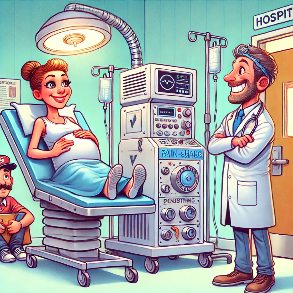 Daily Joke: The Labor Pain Transfer Machine A Shocking Discovery ...