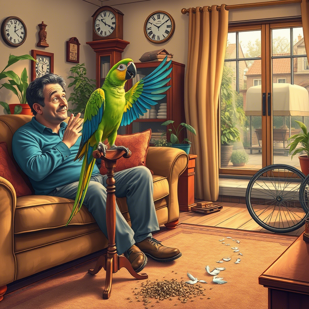 Daily Joke: Funny Parrot Story The Hilarious Way a Bird Tried to Spy on ...